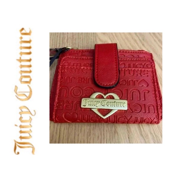 Juicy Couture | Bags | Juicy Couture Scarlet Red Glam Gold Hardware Tab ...
